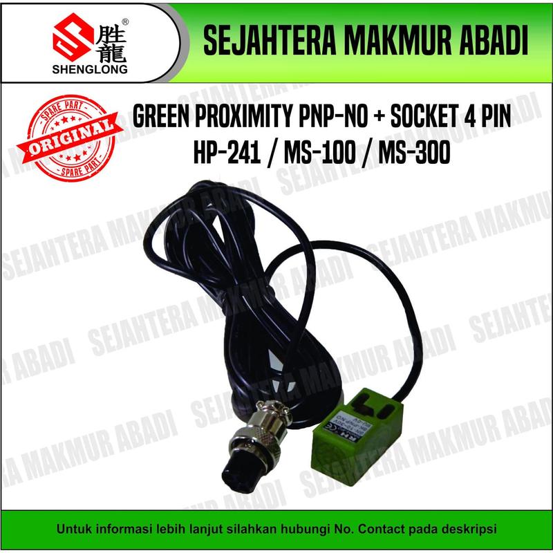 Green Proximity PNP-NO + Socket 4 pin HP-241/MS-100/MS-300 - Shop ...