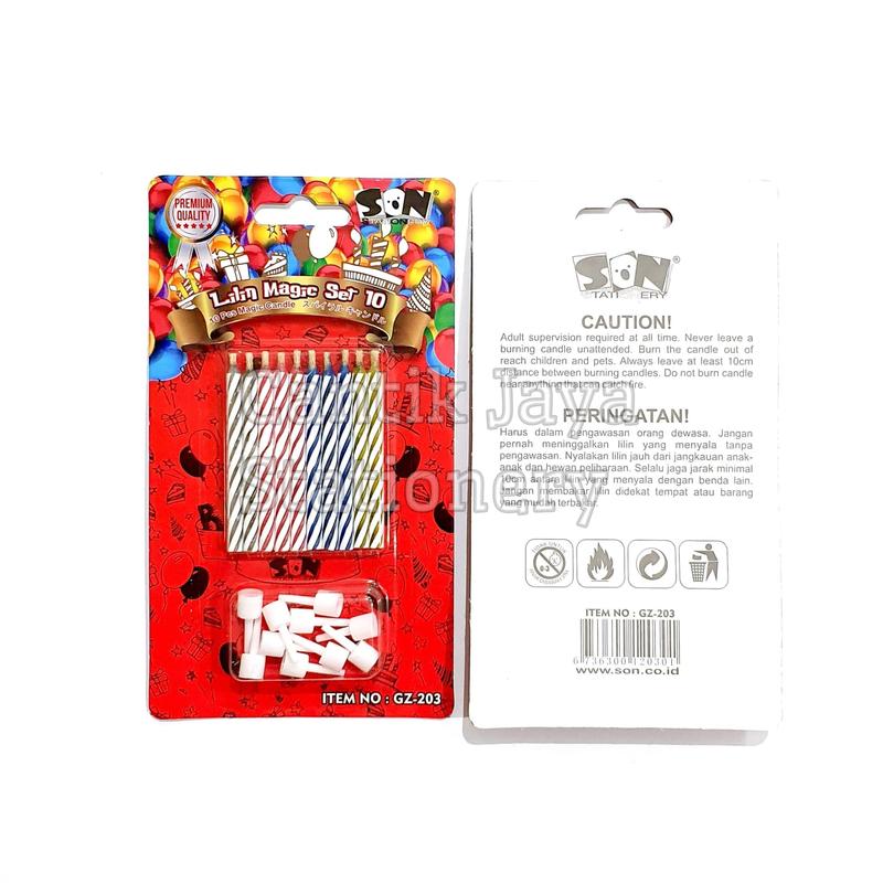 Lilin Magic Set 10 SON GZ-203 - Shop | Tokopedia