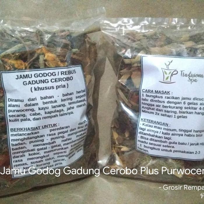 Jual Jamu Herbal Godog / Rebus : Jamu Gadung Crobo Purwoceng Khusus ...