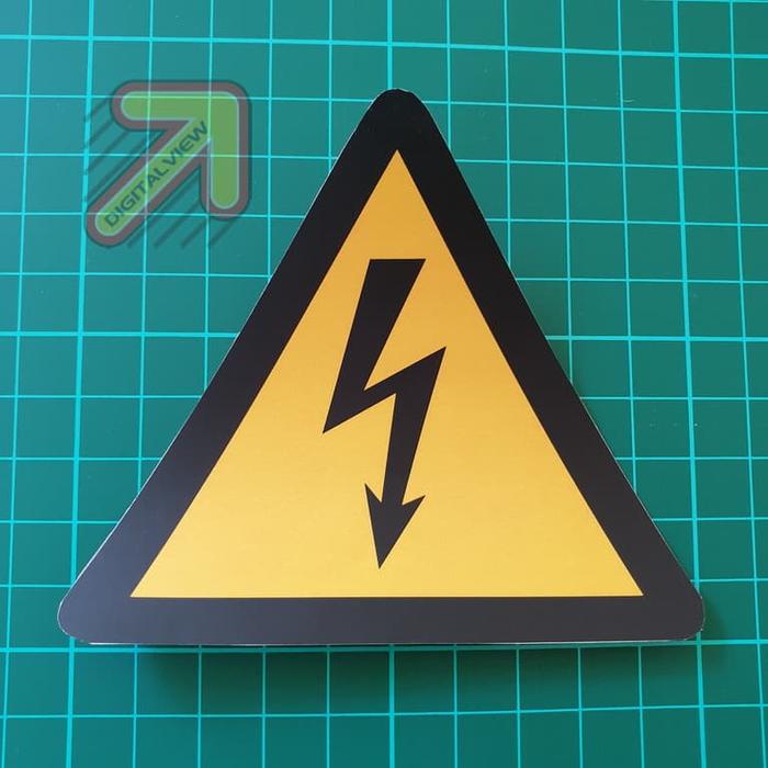 Jual Stiker safety sign Warning sengatan listrik - Kab. Gresik ...