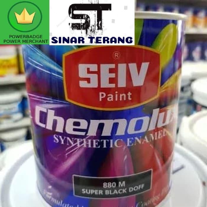 Jual SEIV / Cat Besi/ Cat kayu Chemolux / PUTIH /HITAM / DOFF - Jakarta ...
