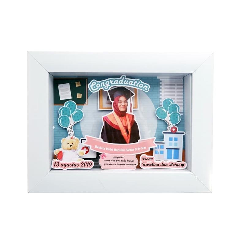 Luxury Design Scrap Frame Foto 3D Pigura ukuran A4 Besar - Shop | Tokopedia