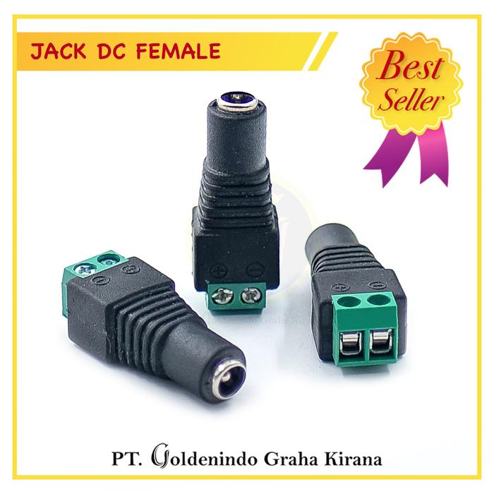 Jual Konektor Cctv jack DC female - Jakarta Barat - goldenindo cctv ...