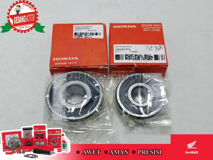 Jual LAHER BEARING RODA DEPAN BELAKANG CB 150R CB150 R ASLI HONDA 6301 ...
