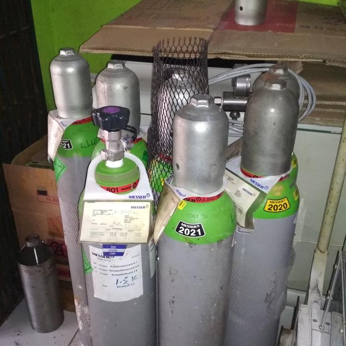 Jual Tabung Span Gas Kalibrasi Mix Gas Messer Germany 10 liter - Kota ...