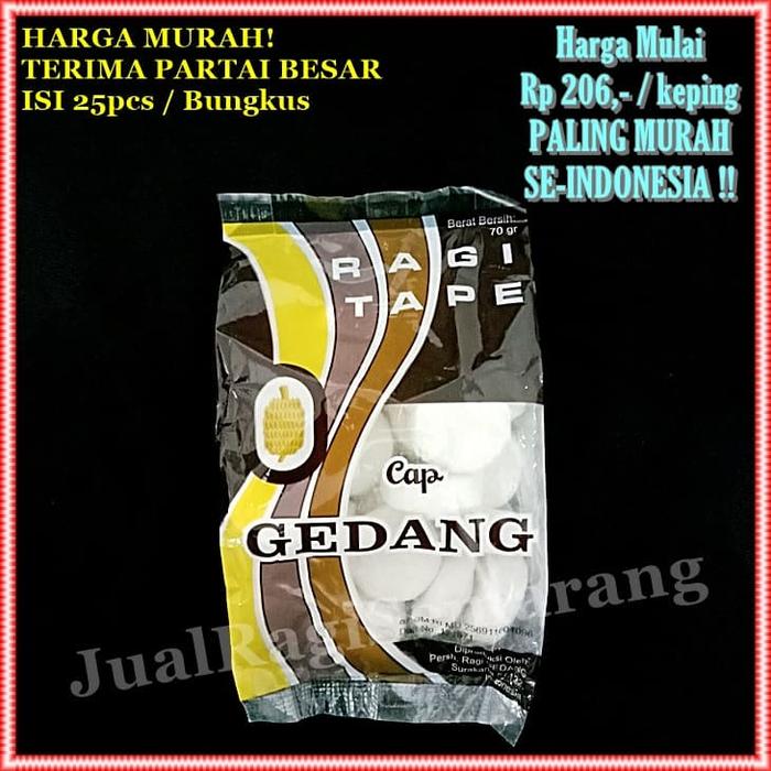 Jual Ragi Tape Gedang bkn Ragi Tape NKL Wajik Na Kok Liong Sari Madu ...