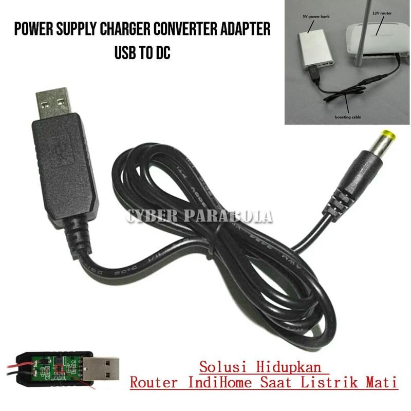 Kabel Step Up USB 5v to 12v DC Power Supply Charger Converte - Shop ...