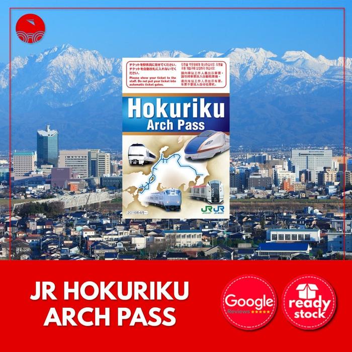 Jual JR Hokuriku Arch Pass 7 Days | Japan Rail | Tiket Transportasi ...