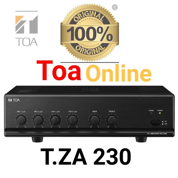 Jual TOA ZA-230 AMPLIFIER AMPLI MIXER POWER 30WAT ORIGINAL ASLI 100% ZA ...