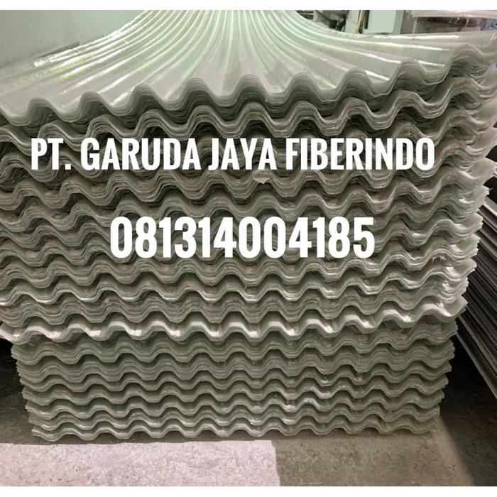 Jual Atap Fiberglass Transparant / Atap Fiber Bening murah 2MM *CUSTOM ...