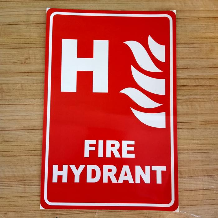 Jual STIKER K3 RAMBU SAFETY FIRE HYDRANT UK 20X30CM RAMBU K3 - Jakarta ...