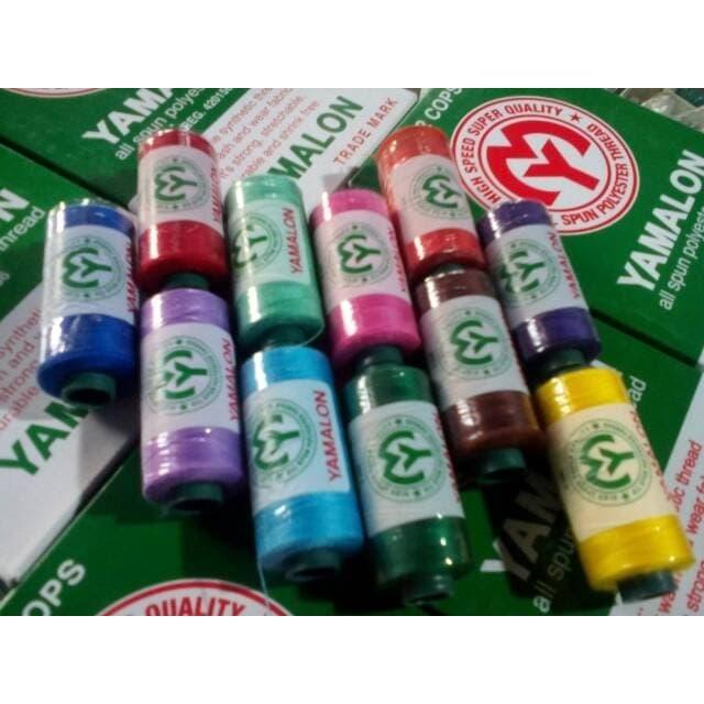 Benang Jahit Yamalon 40/2 500 yard per1pcs - Shop | Tokopedia