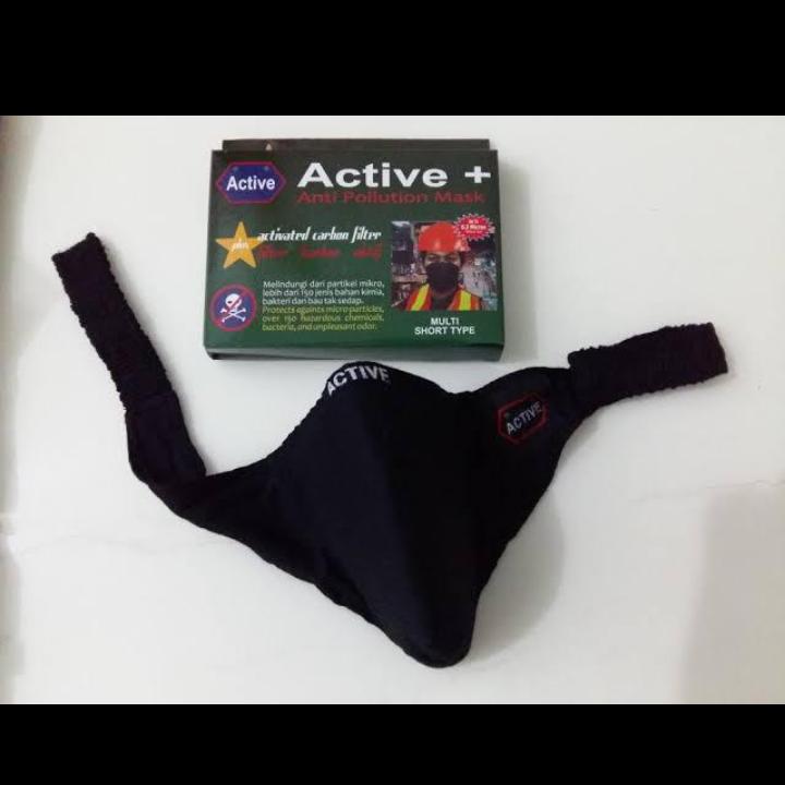masker active anti pollution mask carbon active masker - Shop | Tokopedia