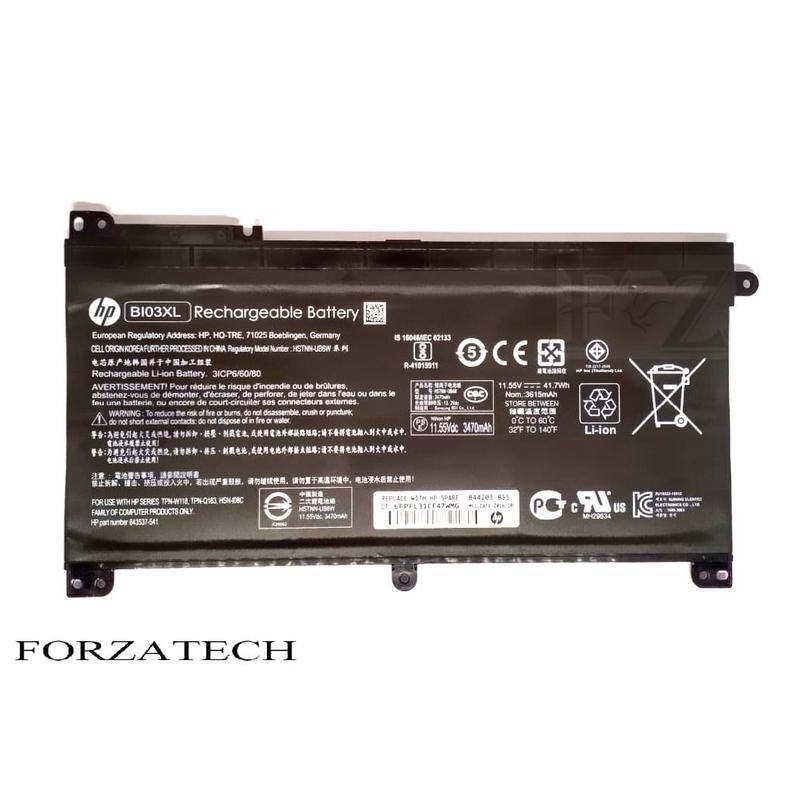 Battery Laptop Original HP Pavilion X360 13-U 11-U series BI03XL - Shop ...