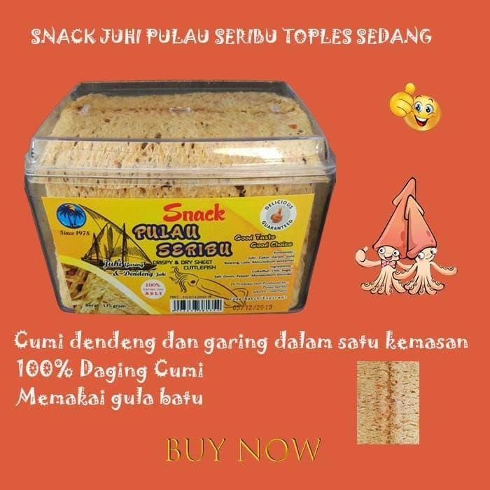 SNACK JUHI PULAU SERIBU toples sedang makanan ringan cemilan - Shop ...