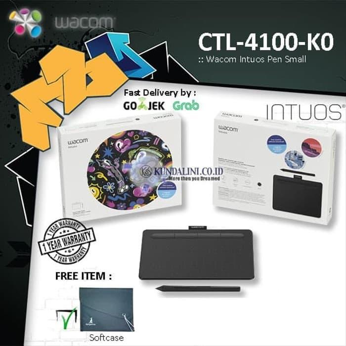 Wacom CTL-4100/K0 Intuos small tanpa Bluetooth [Hitam] - Shop | Tokopedia