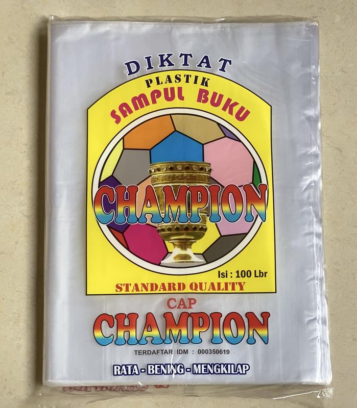 Sampul Plastik Buku Diktat merk Champion isi 100 lembar - Shop | Tokopedia