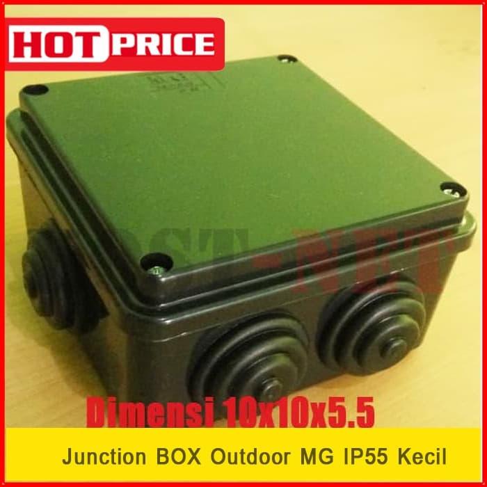 Jual Junction BOX Outdoor MG IP55 Kecil 10x10x5 Hitam - Kab. Sleman ...
