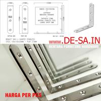 Jual SL-SS CORNER SS 100MM SIKU L STAINLESS BRAKET SIKU MINI PLATE MINI ...