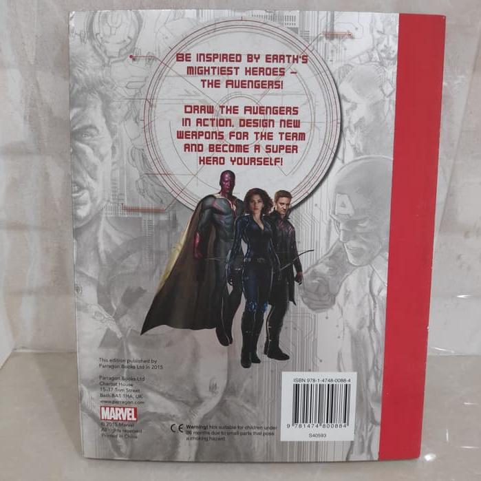 Buku sketsa: Marvel Avengers Age of Ultron, Draw Design Create - Shop ...