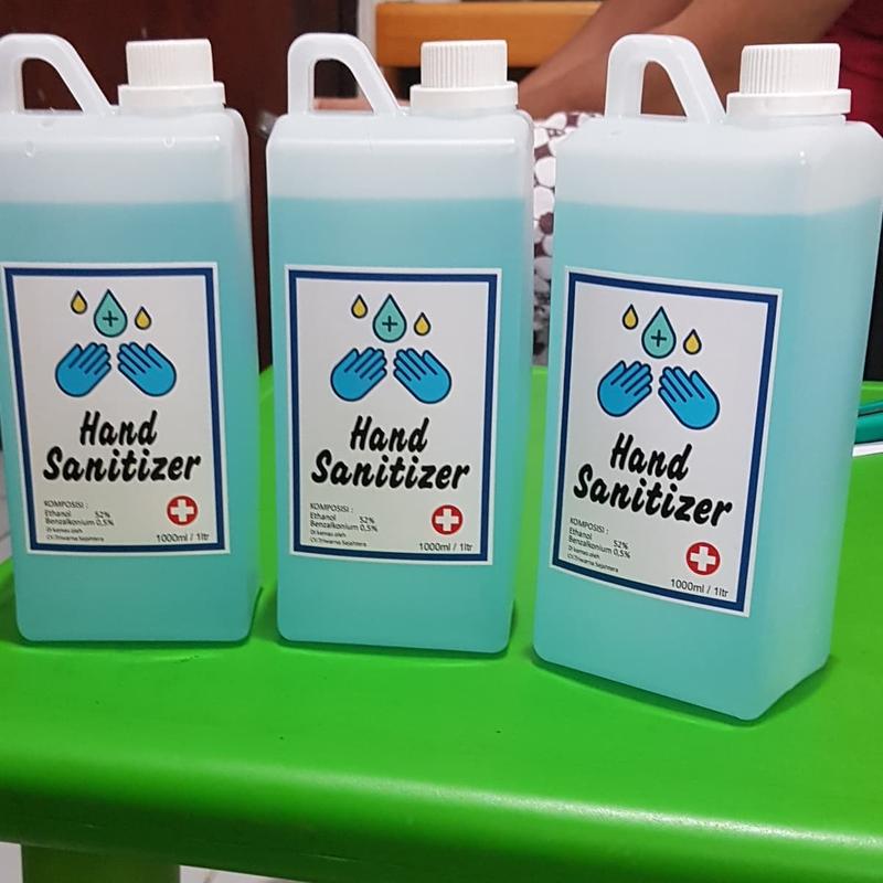 HAND SANITIZER 1L (LITER) MURAH STOCK READY BANYAK (GEL) - Shop | Tokopedia