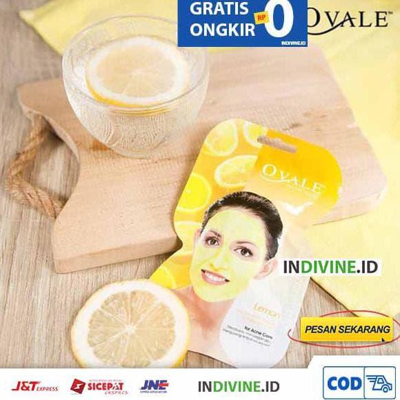 Ovale Facial Mask Masker Wajah Sachet Lemon Avocado Alpukat Cucumber ...