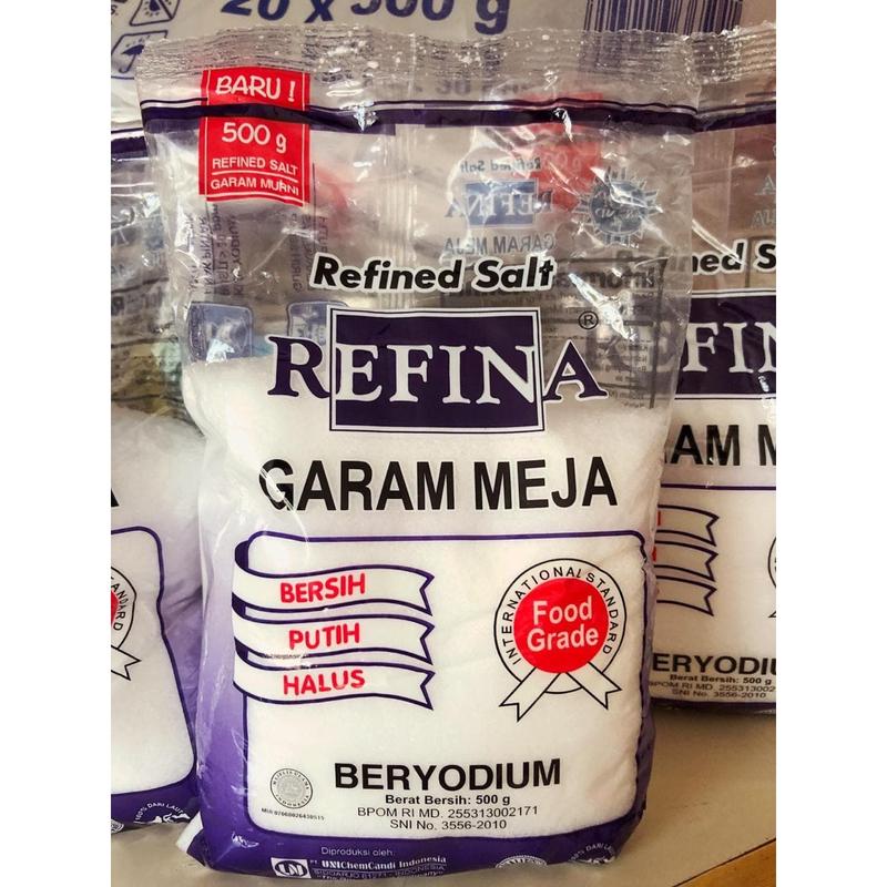 Garam Refina @500grm / Garam Meja Refina 500gr - Shop | Tokopedia