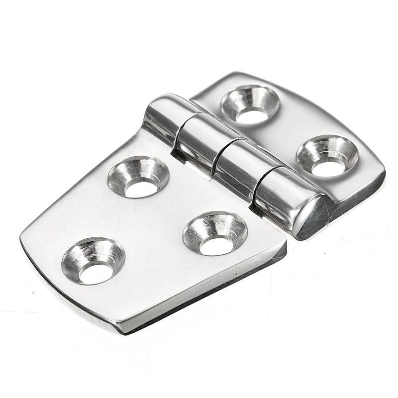 38 x 56mm 316 Stainless Steel Flush Hinges Door Hinge Polished - Shop ...