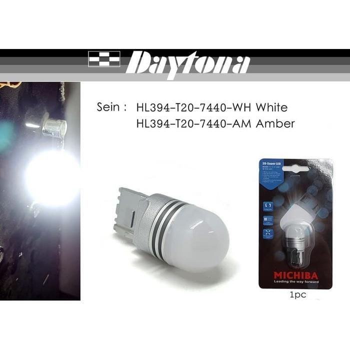 Jual MICHIBA Bohlam Lampu LED T20 7440 3D Sein - Putih - Jakarta Pusat ...