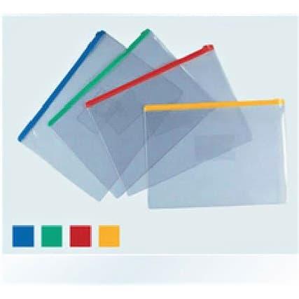 ZIPPER POCKET ZIP BAG PLASTIK MAP SERBAGUNA A4 SLETING MULTI - Shop ...