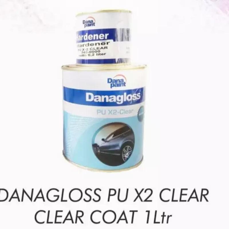 Danagloss PU Clear X2 2 komponen clear coat 1 liter - Shop | Tokopedia