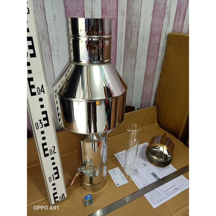 Jual Alat Ukur Curah Hujan Rain Gauge Ombrometer Stainless Steel ...