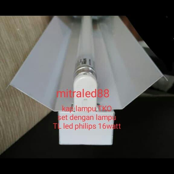 Jual Kap Lampu TKO set 1x36/1x16watt housing+ neon TL philips Led ...