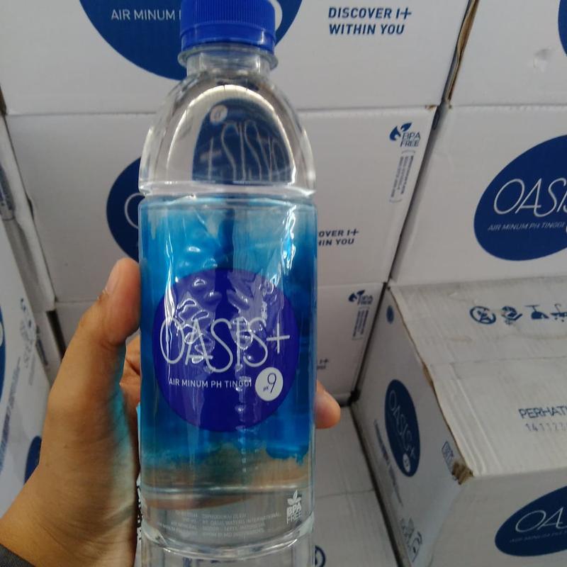 Oasis+ 500ml Air Minum PH Tinggi PH9-Botol Sedang-Grosir Murah - Shop ...