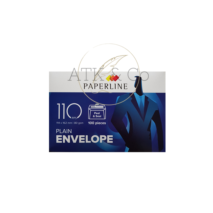 Jual Amplop Putih Surat 3/4 110 PPS Paperline White Envelope - Putih ...
