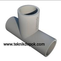 Jual Tee 2.5 x 1.5 Inchi AW Rucika Sambungan Pipa 3 Cabang PVC Depok ...