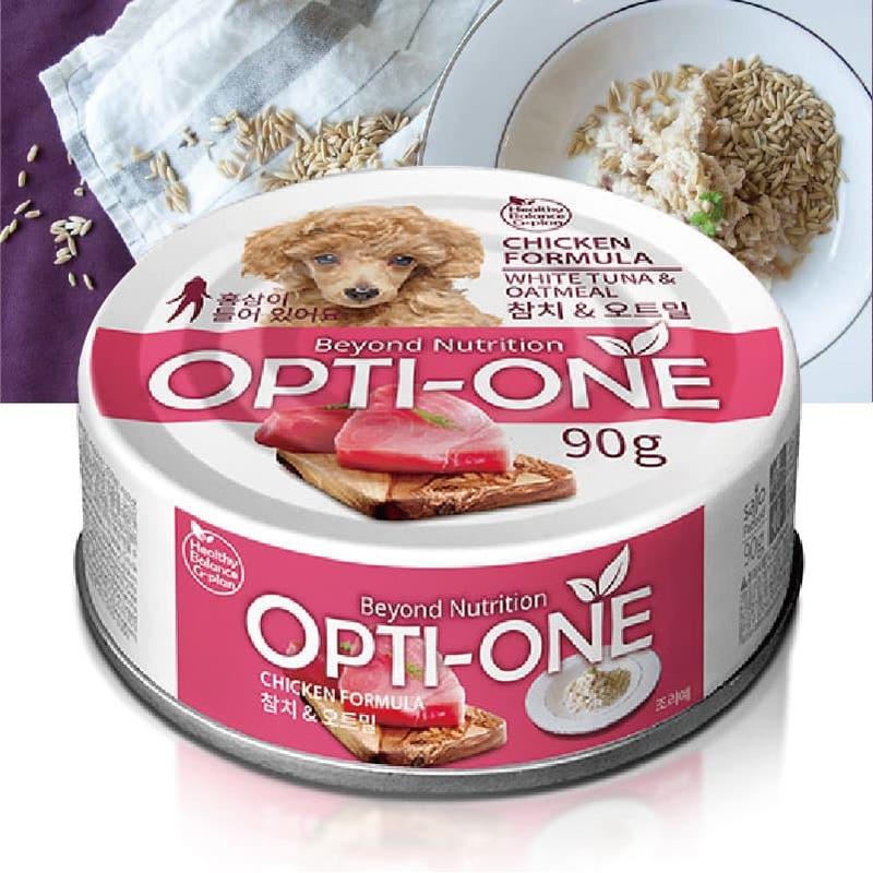 Opti-One Chicken & White Tuna Oatmeal - Makanan Anjing Wet Dog Food ...