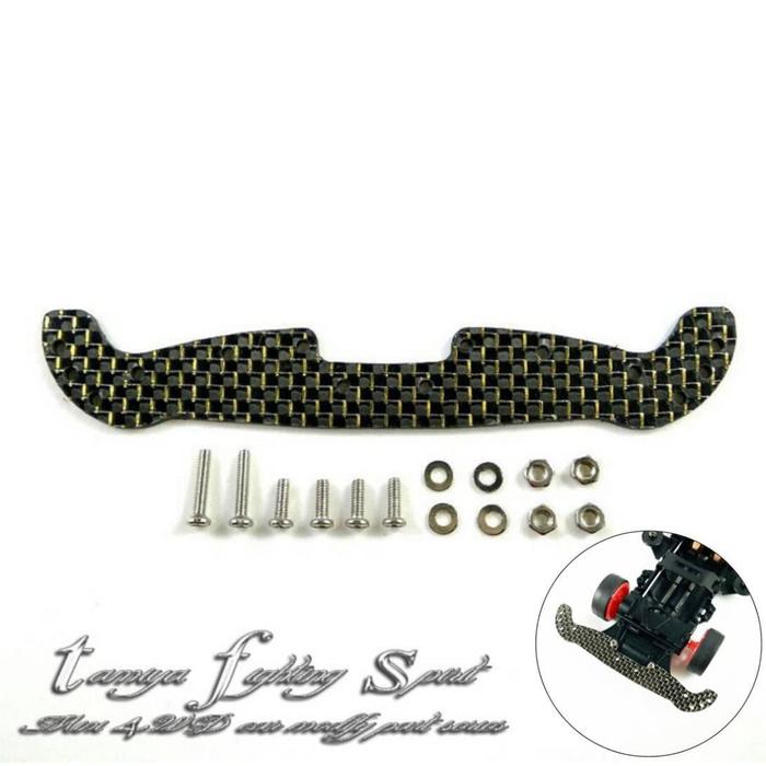 Jual Rep Bumper Tamiya Carbon Multi Roller / Bumper Gold Lame 94963 ...