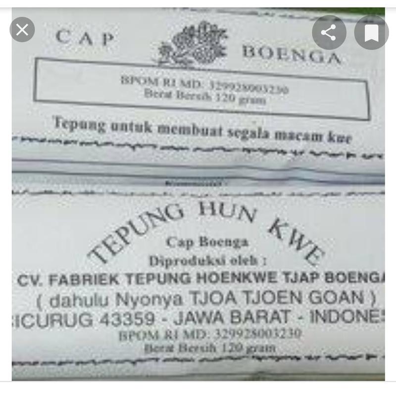 Tepung HunKue merek BUNGA - Shop | Tokopedia