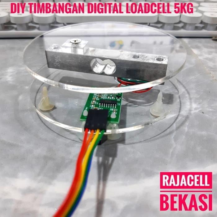 DIY Timbangan Digital 5Kg sensor berat loadcell untuk project Arduino ...