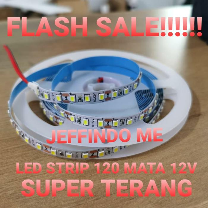 Jual LAMPU LED STRIP 120MATA 120 MATA 2835 - INDOOR - 1 ROLL 5 METER ...