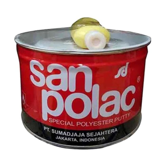 Jual Dempul Sanpolac 1kg + Obat Hardener Polyester Putty - Kota Malang ...