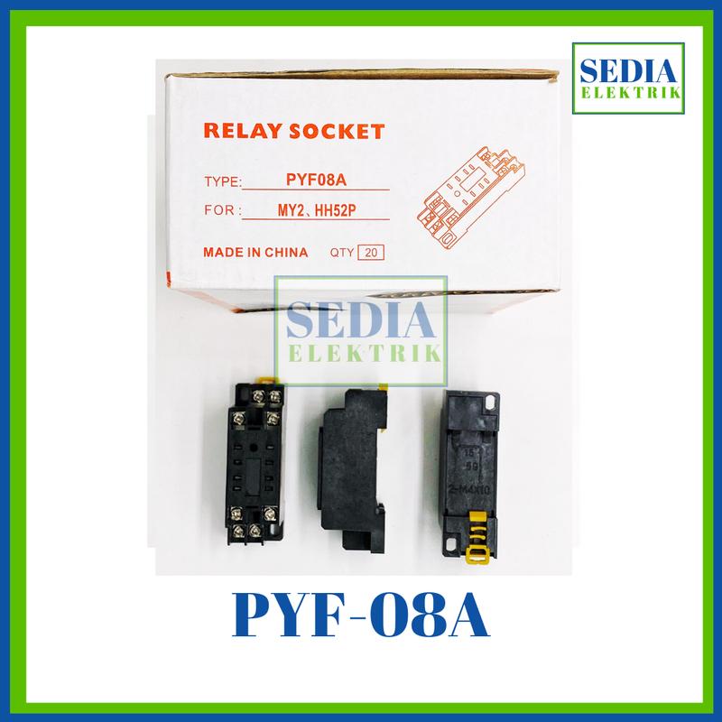 SOCKET RELAY SOCKET TIMER PYF-08A PYF08A UNTUK MY2 MY2N MY2NGS - Shop ...