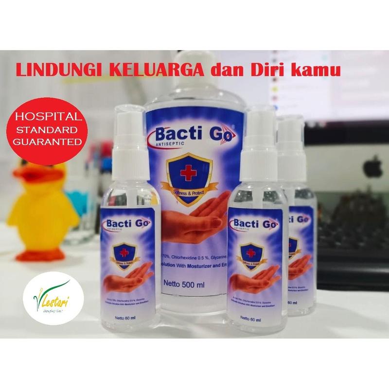 ASEPTIC Spray Hand sanitizer 60ml Bacti go Sertifikat KEMENKES - Shop ...