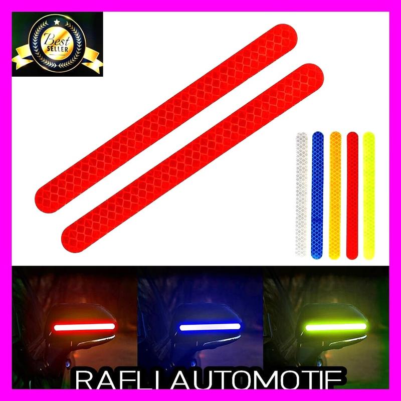 Sticker Kaca Spion Mobil Reflektor Universal 2PC Lampu Pemantul - Shop ...