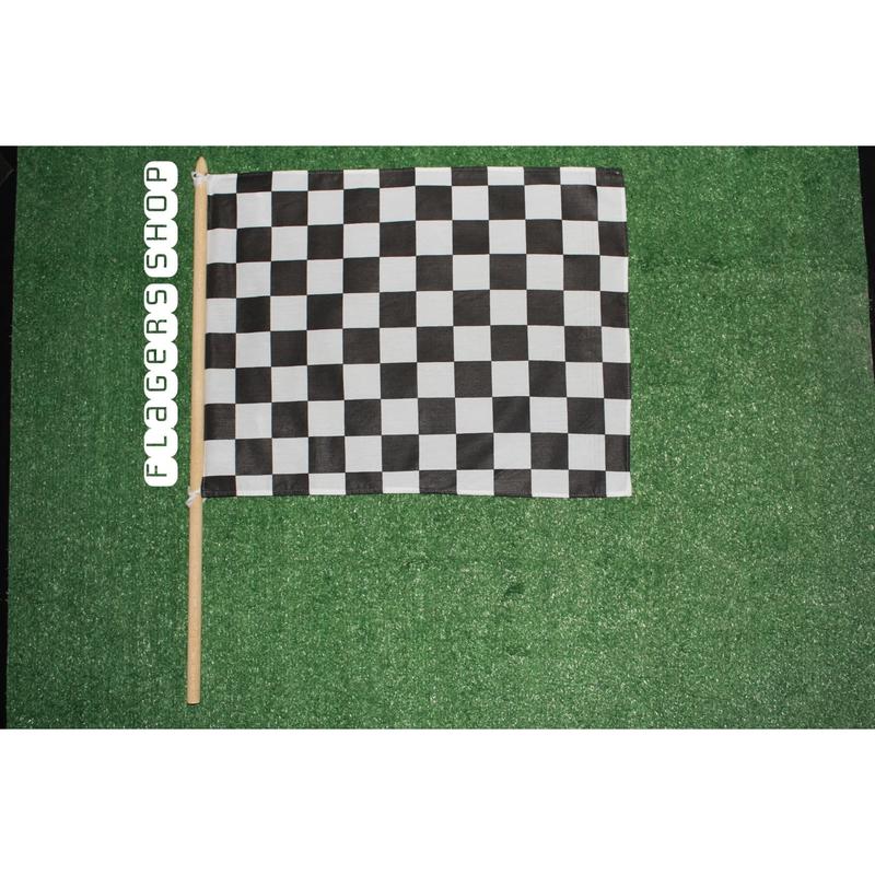 BENDERA START FINISH + STIK - KECIL - Shop | Tokopedia