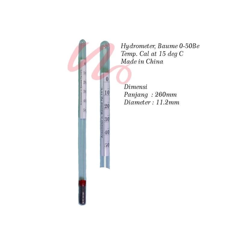 Baume 0-50Be, Hidrometer, RRT - Shop | Tokopedia