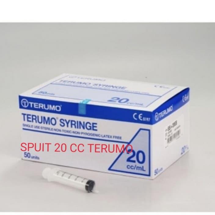 SPUIT 20 CC TERUMO/ SUNTIKAN SYRINGE 20 ML - Shop | Tokopedia