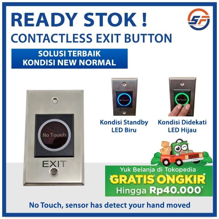 Contactless Exit Button No Touch Akses Pintu - Shop | Tokopedia