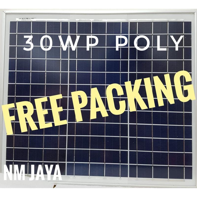 Solar Panel 30WP Solar Cell 30WP 30Watt 30 W - Shop | Tokopedia
